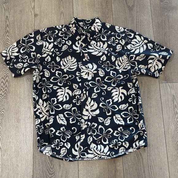David Taylor | Shirts | David Taylor Navy And White Floral Button Down ...
